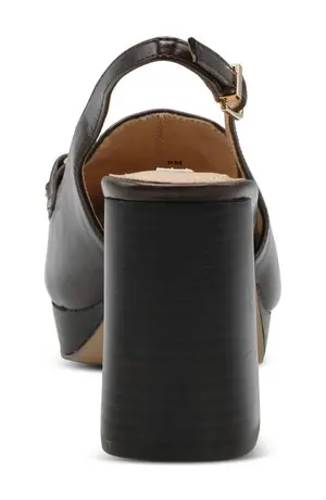 CHARLES DAVID Nicko Faux Leather Slingback Pump