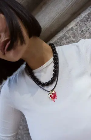 Baublebar Fatal Attraction Heart Cord Necklace