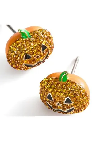 Baublebar Gourd Lucky Charm Pumpkin Stud Earrings