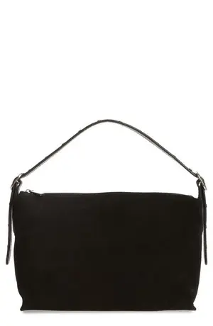 Vince Vivian Stud Suede Shoulder Bag