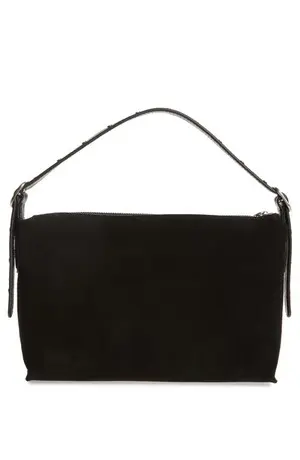 Vince Vivian Stud Suede Shoulder Bag