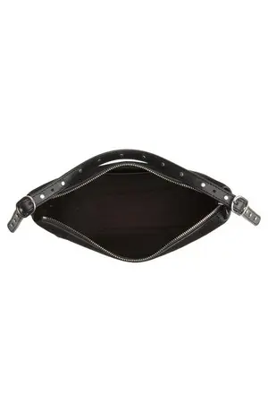 Vince Vivian Stud Suede Shoulder Bag