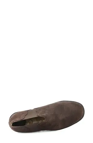 Fly London Yure Wedge Chelsea Leather Bootie - Expresso