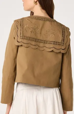 Astr The Label Cleo Cotton Canvas Jacket