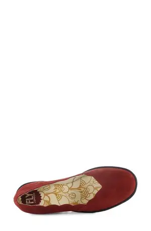 Fly London Yerk Wedge Pump - Red