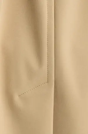 London Fog Belted Stadium Trench Coat - Khaki