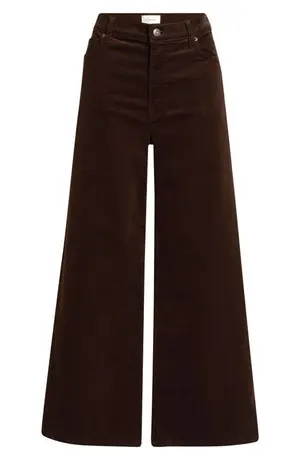 FRAME The Swing High Waist Wide Leg Corduroy Pants