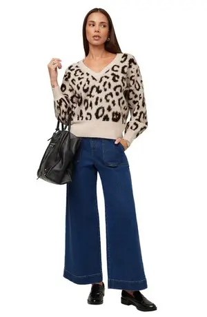 Fifteen Twenty Elodie Blouson Sleeve Sweater