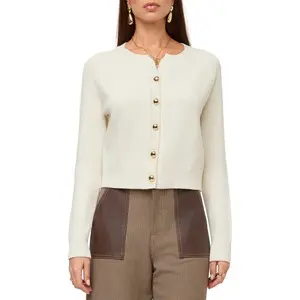 Fifteen Twenty Rawan Cardigan Sweater - Cream