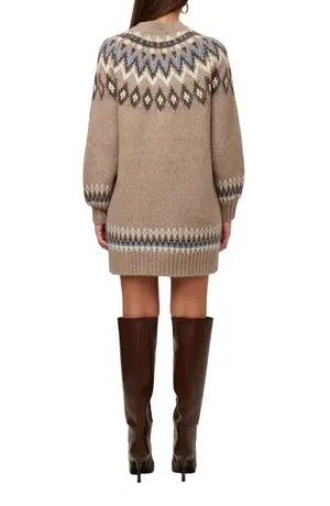 Fifteen Twenty Vera Jacquard Sweater Dress