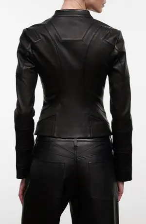 Staud Blair Leather Jacket
