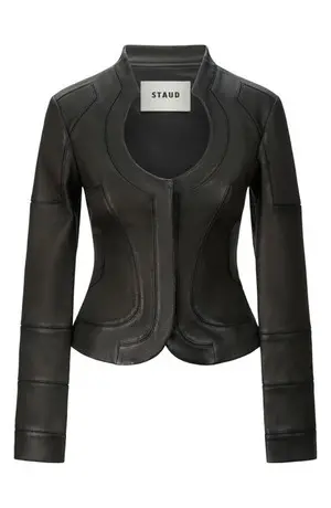 Staud Blair Leather Jacket