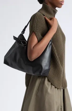 MAISON MARGIELA Folded Leather Shoulder Bag
