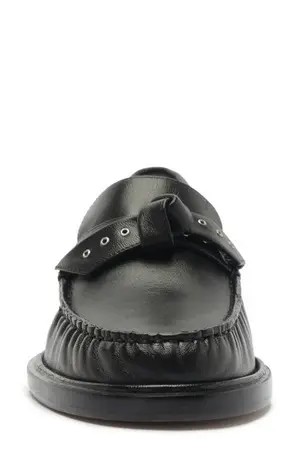 ALEXANDRE BIRMAN Clarita Eyelet Leather Loafer