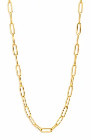 Argento Vivo Paperclip Chain Necklace