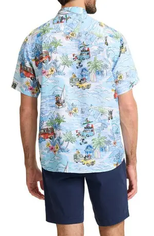 Tommy Bahama Adventurous Ears Linen Button-up Shirt