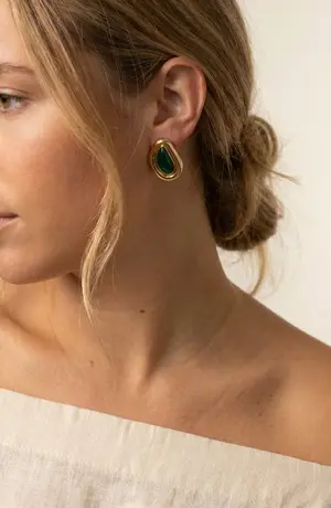 Argento Vivo Statement Stud Earrings