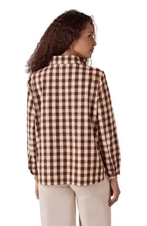 CELTIC & CO. Gingham Button Through Shirt