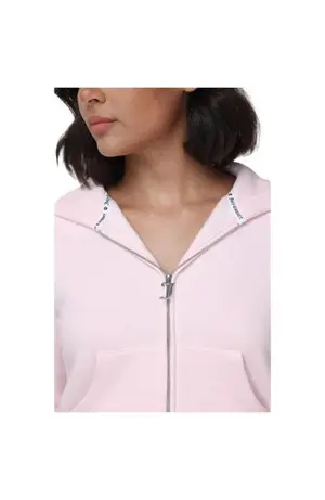Juicy Couture Cropped Bubble Fleece Hoodie