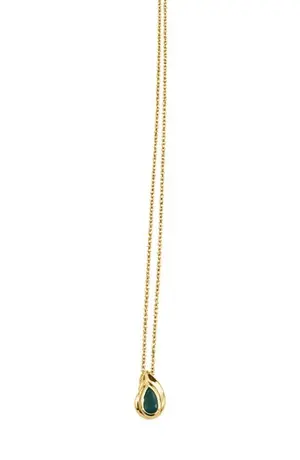 Argento Vivo Teardrop Pendant Necklace