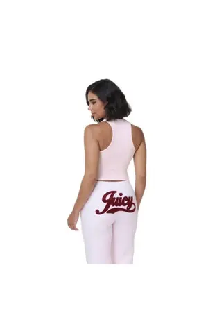 Juicy Couture High Neck Crop Tank Top