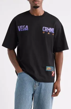 CRIMINAL DAMAGE Vega Graphic T-shirt