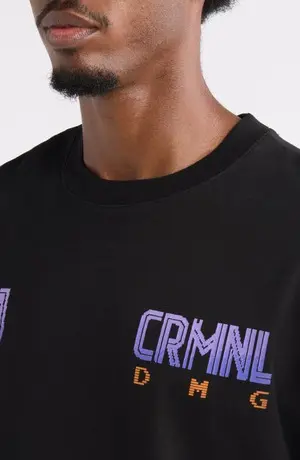 CRIMINAL DAMAGE Vega Graphic T-shirt