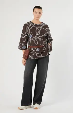 Marina Rinaldi Certo Printed Sweatshirt
