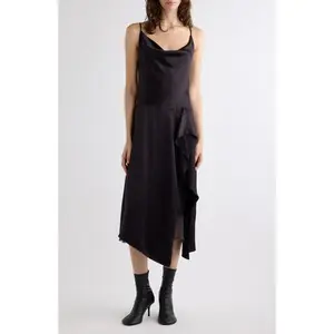 Acne Studios Dinouka Satin Midi Dress