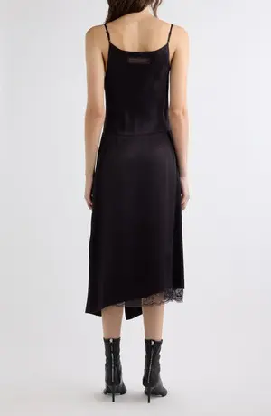 Acne Studios Dinouka Satin Midi Dress