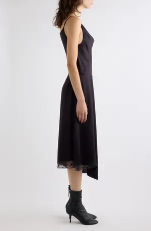 Acne Studios Dinouka Satin Midi Dress