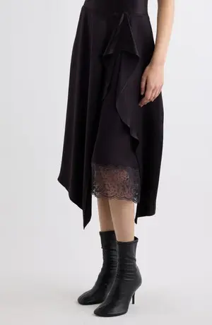 Acne Studios Dinouka Satin Midi Dress