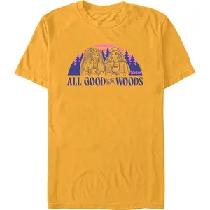 BARBIE All Good In The Woods Short Sleeve Graphic T-shirt - Gold