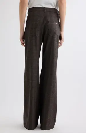Acne Studios Wide Leg Wool Blend Pants
