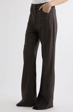 Acne Studios Wide Leg Wool Blend Pants
