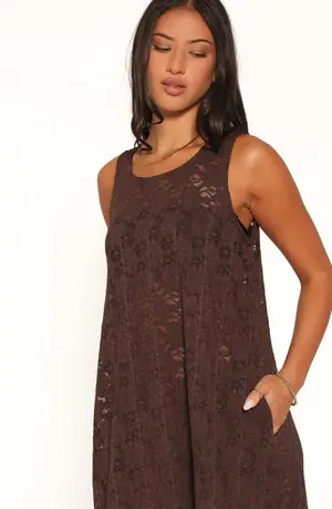 PETAL & PUP Jessy Lace Maxi Dress