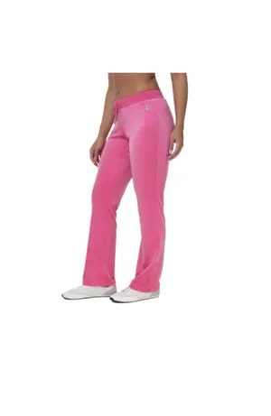 Juicy Couture Rib Waist Velour Track Pants