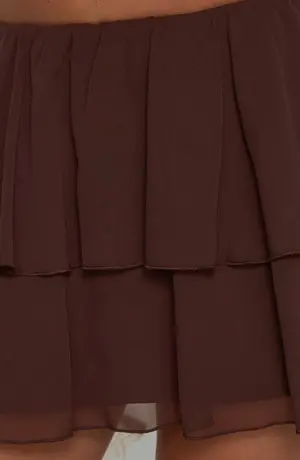 Princess Polly Ackee Tiered Mini Skort