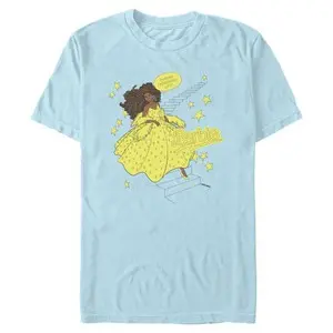 BARBIE Running Fashionably Late Short Sleeve Graphic T-shirt - Chambray