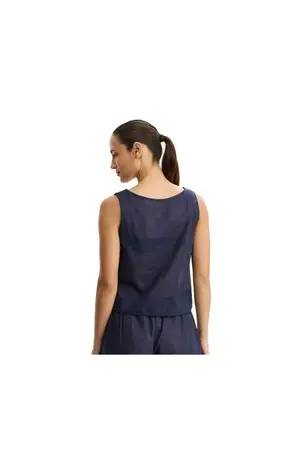 GOTTEX Tutti Frutti Linen High Neck Top Cover-up
