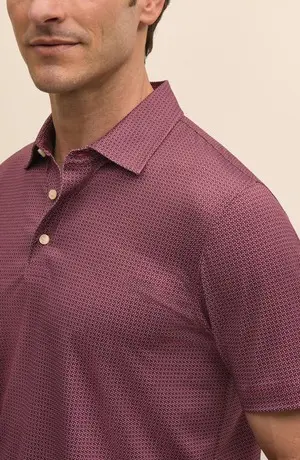 Brooks Brothers Performance Microprint Polo
