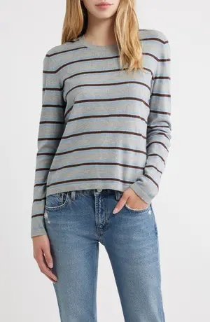 Rails Davie Stripe Cotton & Cashmere Sweater