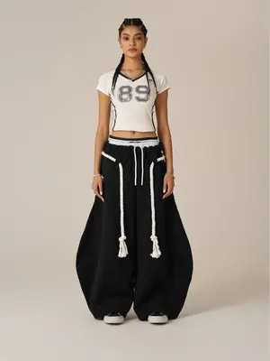 AELFRIC EDEN Double Waist Super Baggy Barrel Sweatpants