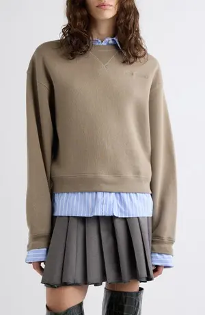 Acne Studios Finten C Organic Cotton Sweatshirt