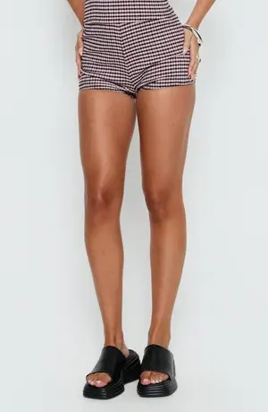Princess Polly Feijoa Mid Rise Knit Shorts