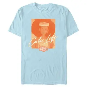 BARBIE Christie Cali Life Short Sleeve Graphic T-shirt - Chambray