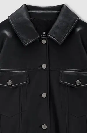 ANINE BING Rory Leather Jacket