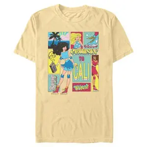 BARBIE Cruisin To Cali Vibes Short Sleeve Graphic T-shirt - Butter