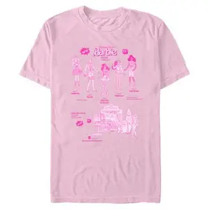 BARBIE California Dream And Friends Short Sleeve Graphic T-shirt - Blossom