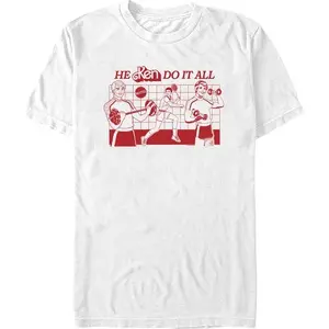 BARBIE He Ken Do It All Short Sleeve Graphic T-shirt - White